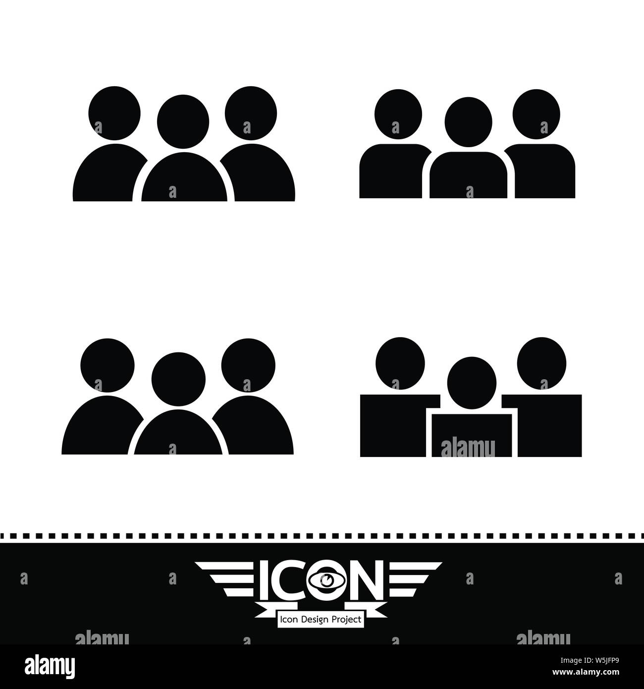 People vector icon Stock Vector Image & Art - Alamy