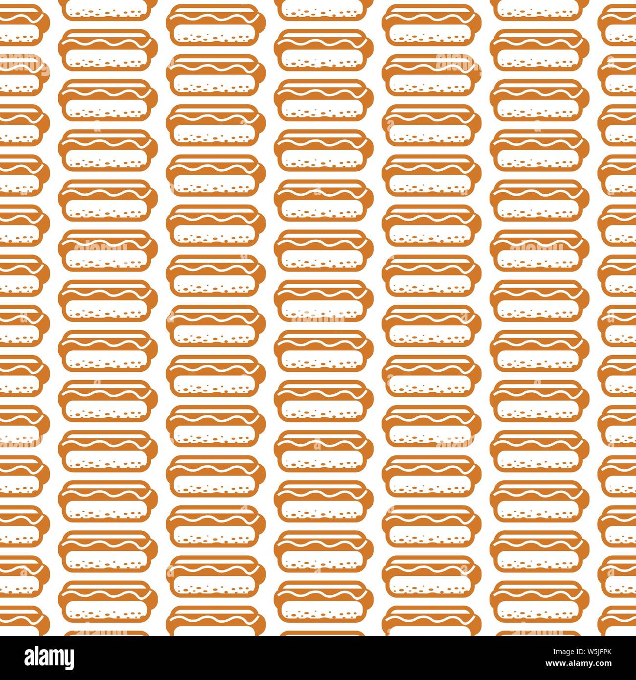 Hot dog line style Stock Vector Images - Alamy