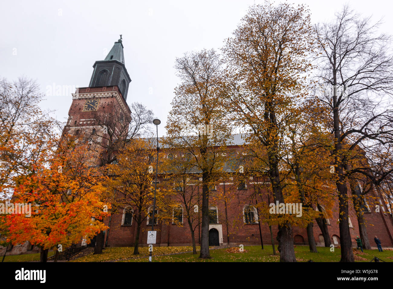 Facade of Turku Cathedral, Turku, Finland Stock Photo - Alamy