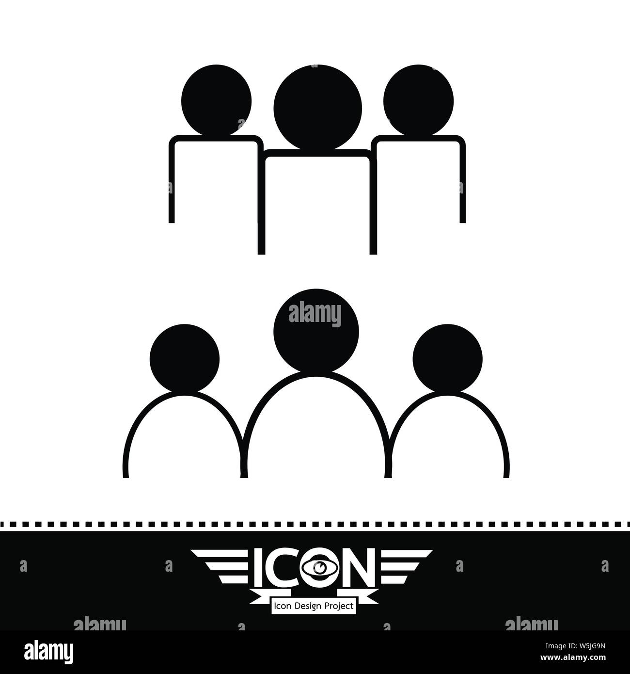 People vector icon Stock Vector Image & Art - Alamy