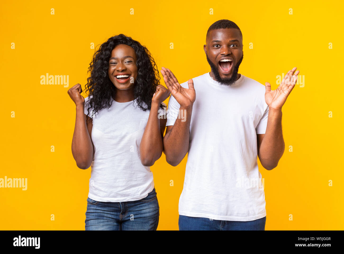 Male happily surprised hi-res stock photography and images - Alamy