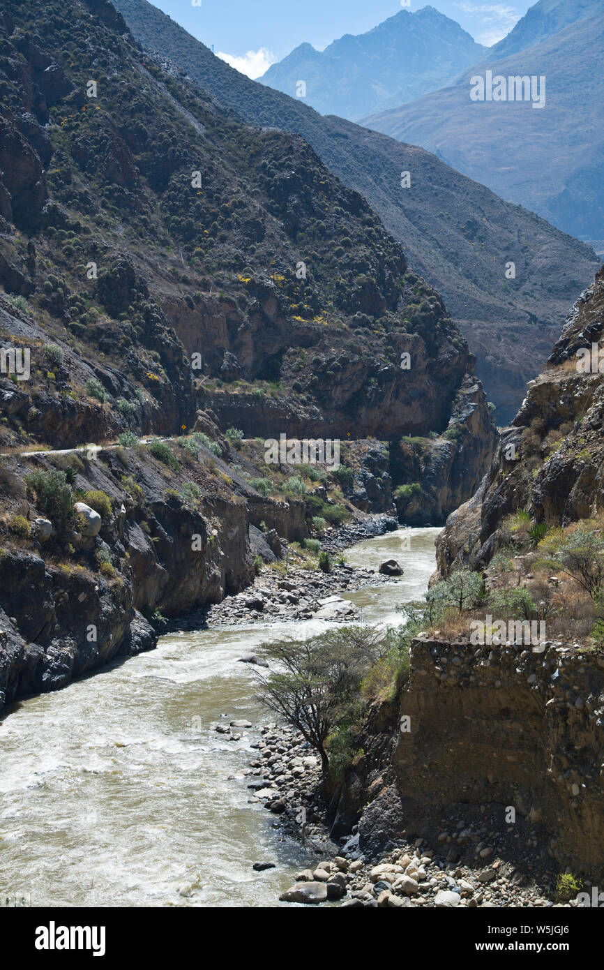 Canyon del Pato,Rio Santa River,on Road to Trujillo,80 Kilometre Canyon ...