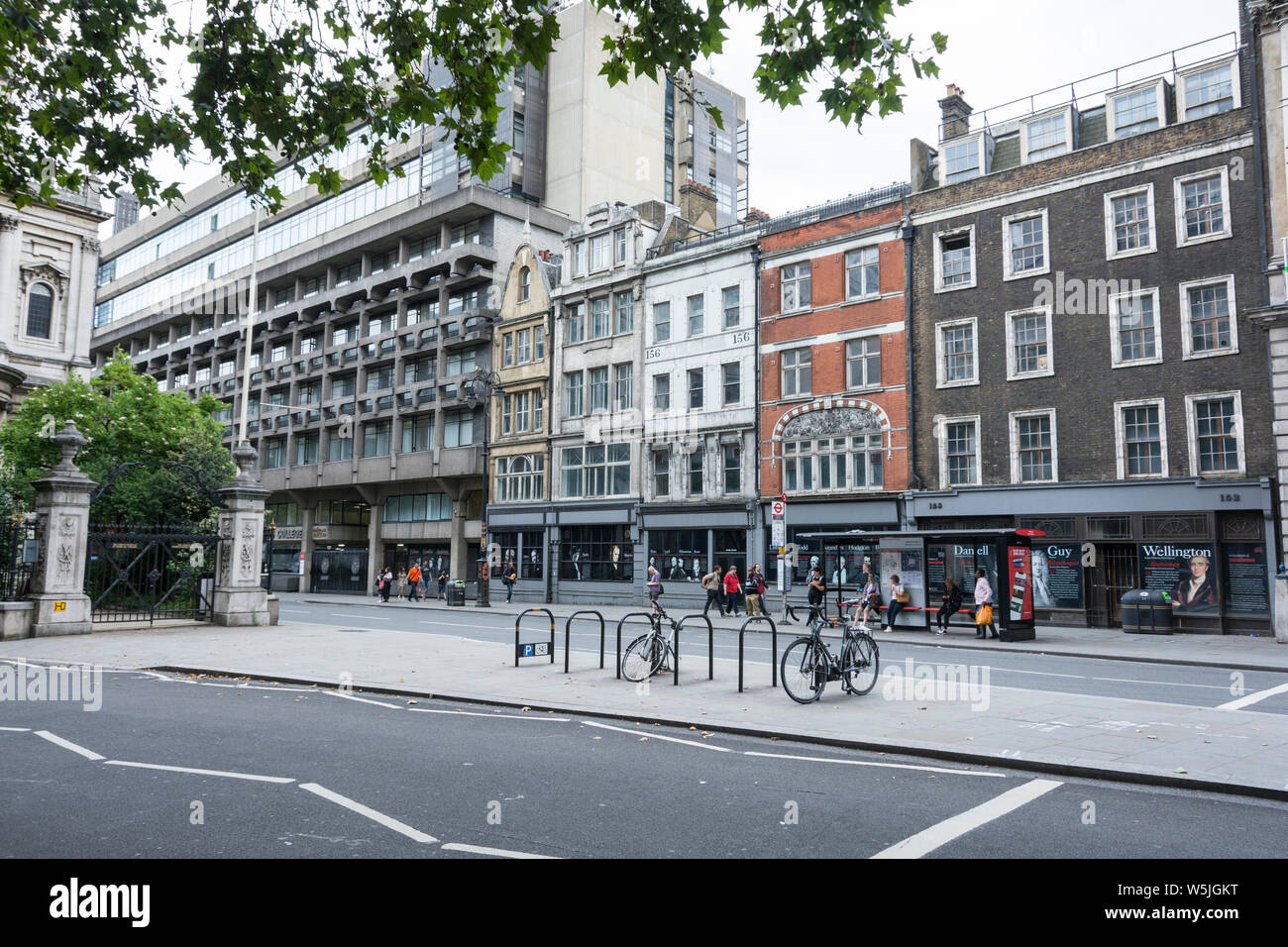 Victorian buildings on the Strand, part of King’s College London’s ...