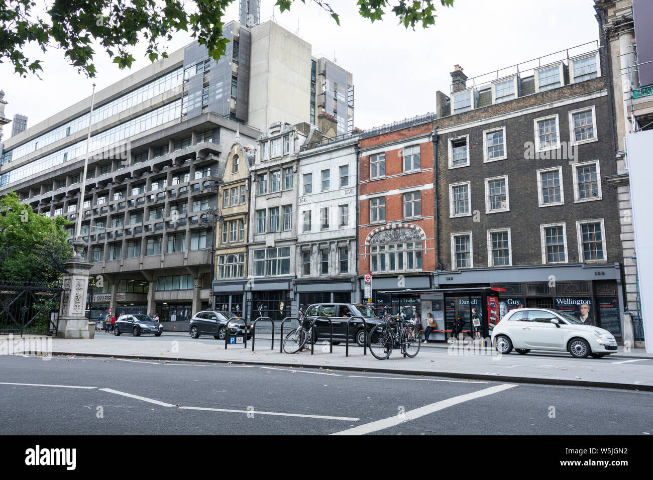 Victorian buildings on the Strand, part of King’s College London’s ...