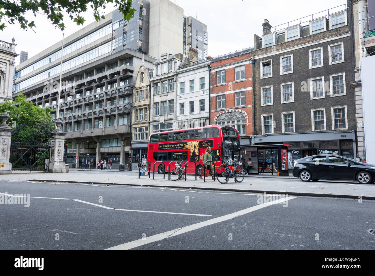 Victorian buildings on the Strand, part of King’s College London’s ...