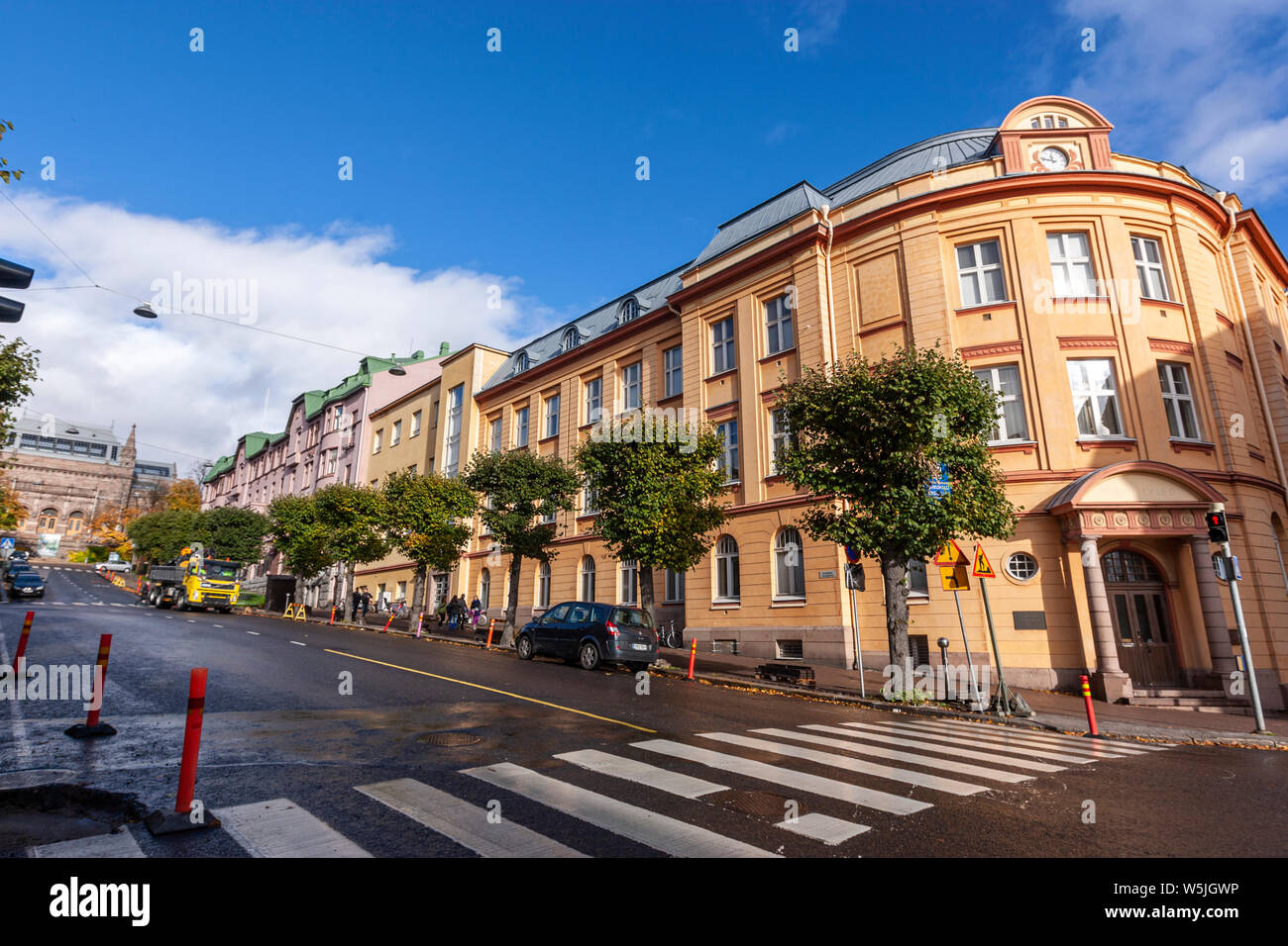 Cygnaeus skola building in aurakatu street hi-res stock photography and ...
