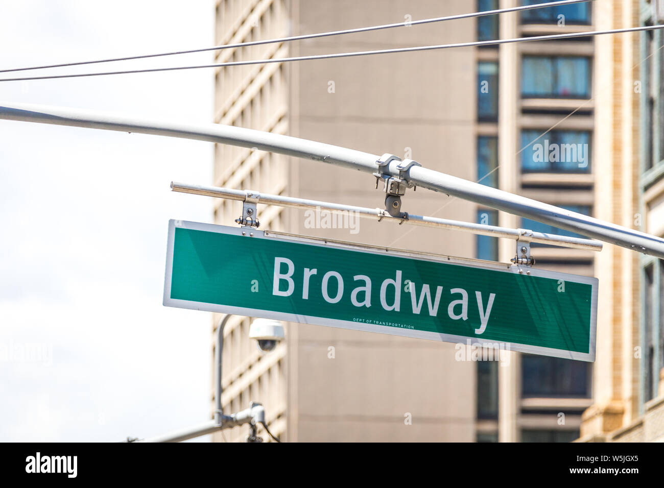 Broadway street sign in New York City USA Stock Photo - Alamy