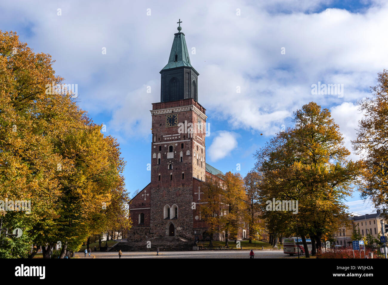 Turku Cathedral facade, Turku, Finland Stock Photo - Alamy