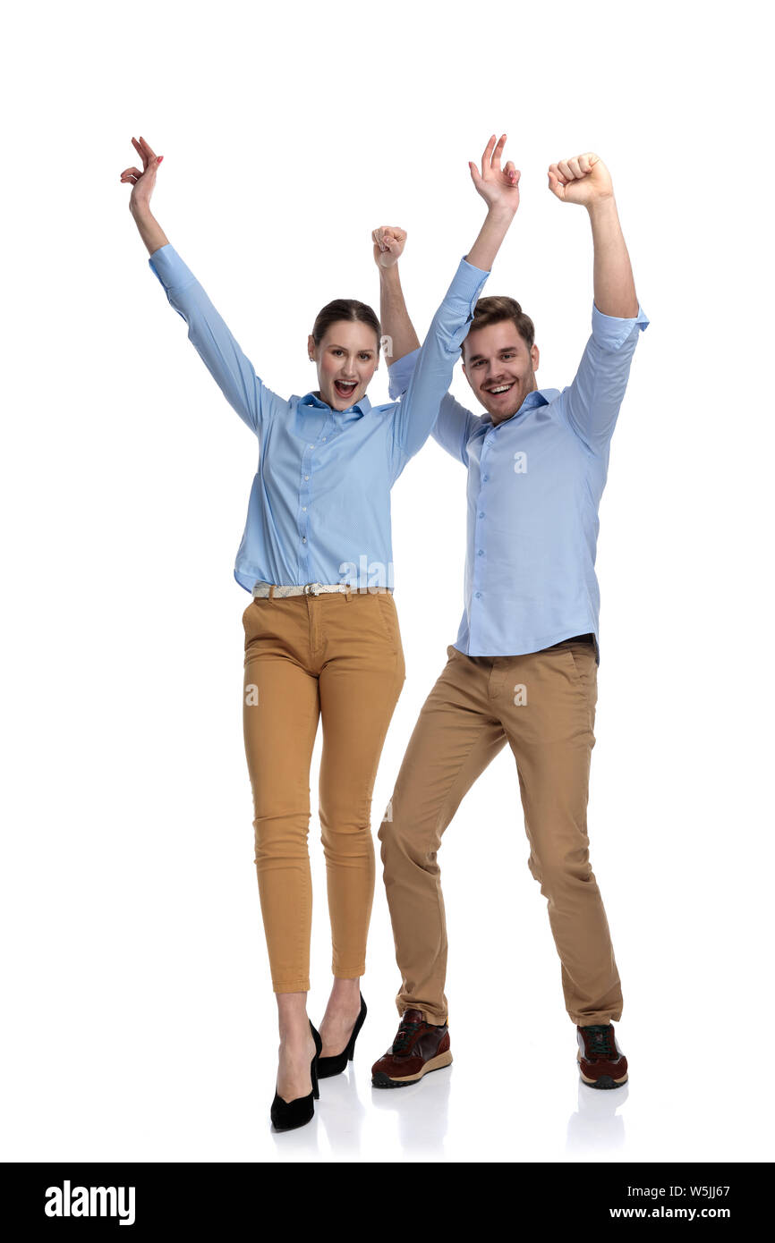 Screams of joy hi-res stock photography and images - Alamy