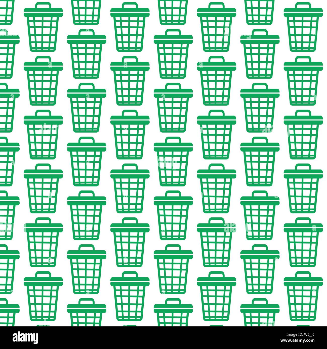 Pattern background trash bin icon Stock Vector Image & Art - Alamy