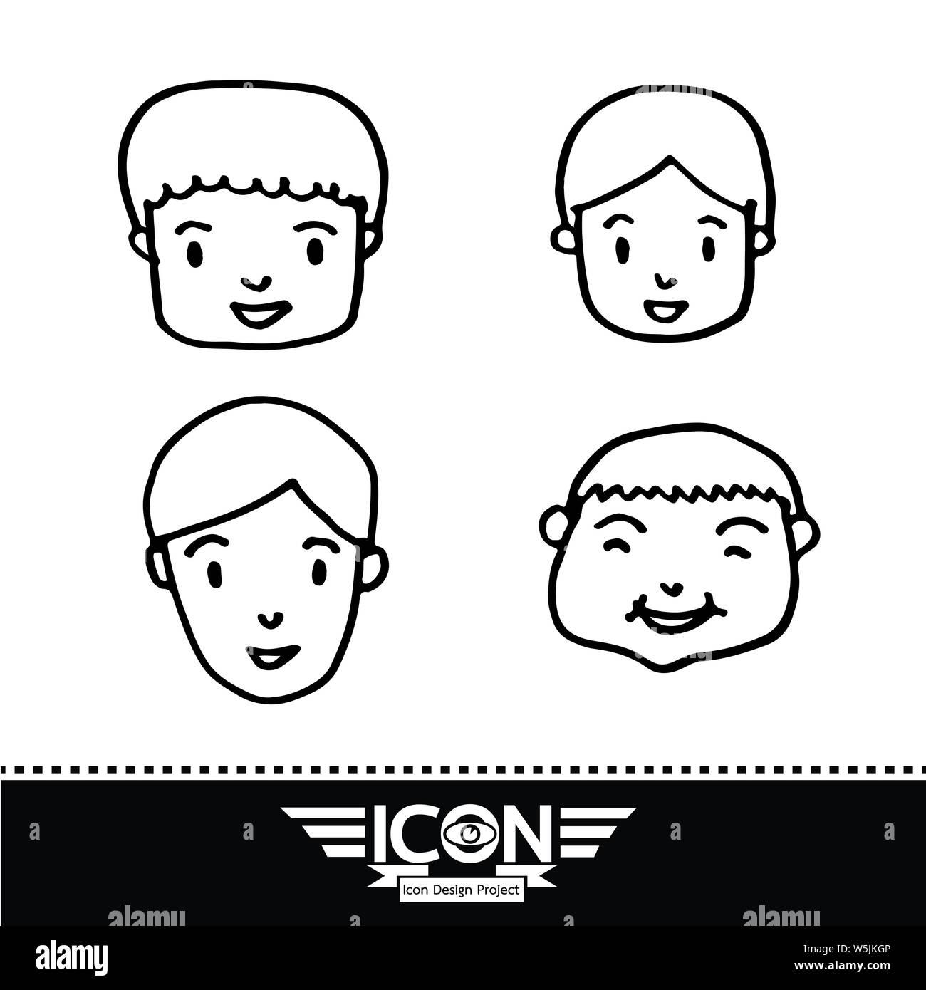 Hand drawn people Stock Vector Image & Art - Alamy