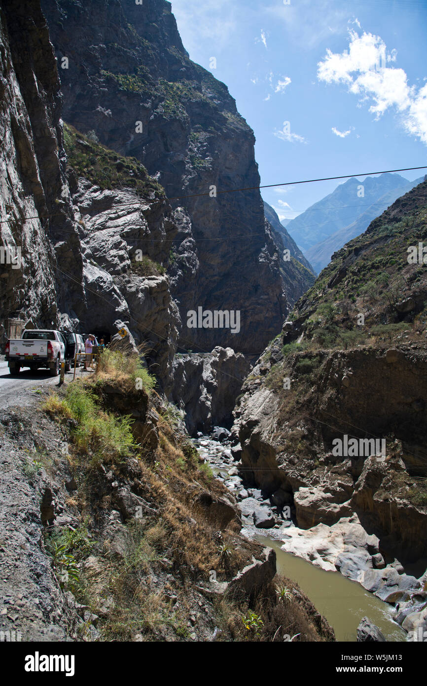 Canyon del Pato,Rio Santa River,on Road to Trujillo,80 Kilometre Canyon ...