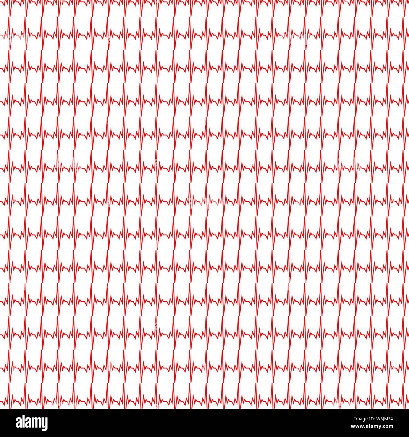 Pattern background Heart beat cardiogram icon Stock Vector Image & Art ...
