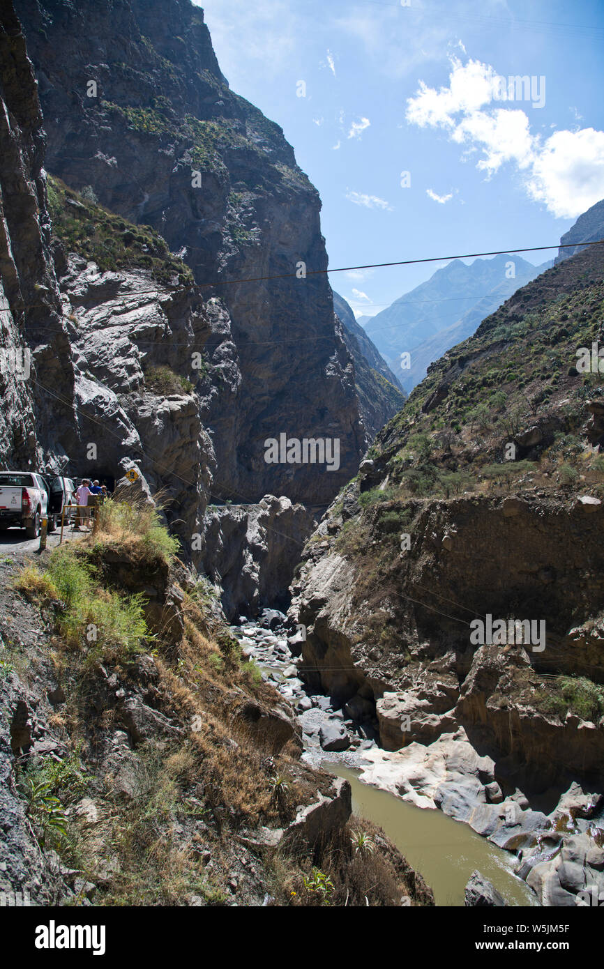 Canyon del Pato,Rio Santa River,on Road to Trujillo,80 Kilometre Canyon ...