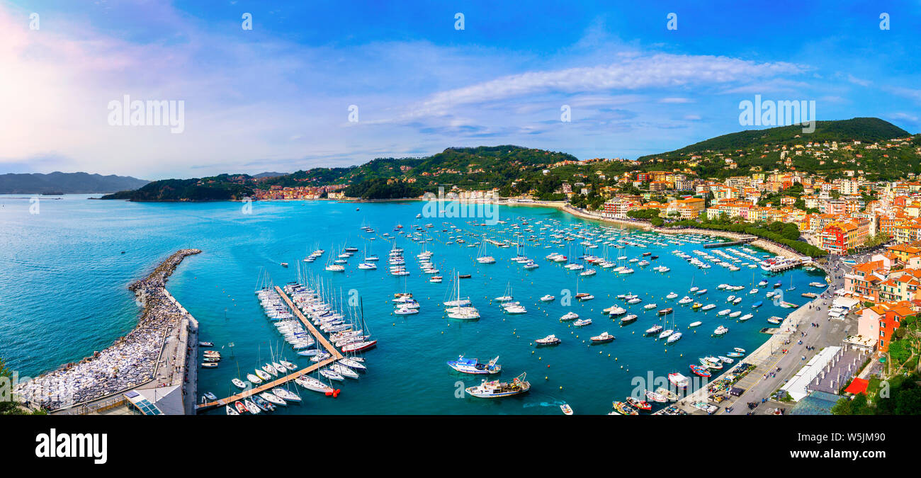 Lerici bay and beach hi-res stock photography and images - Alamy