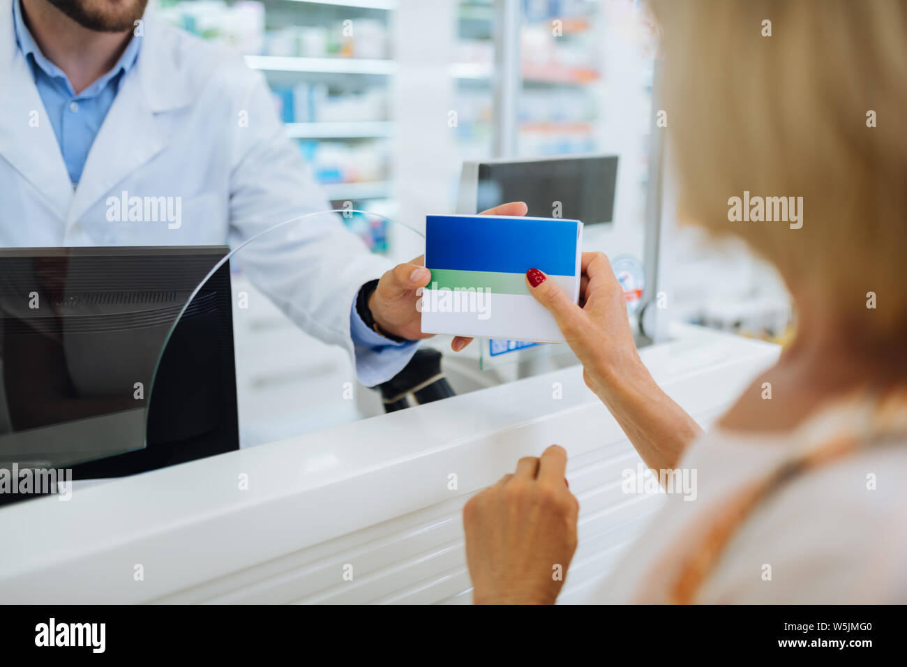 Taking package hi-res stock photography and images - Alamy