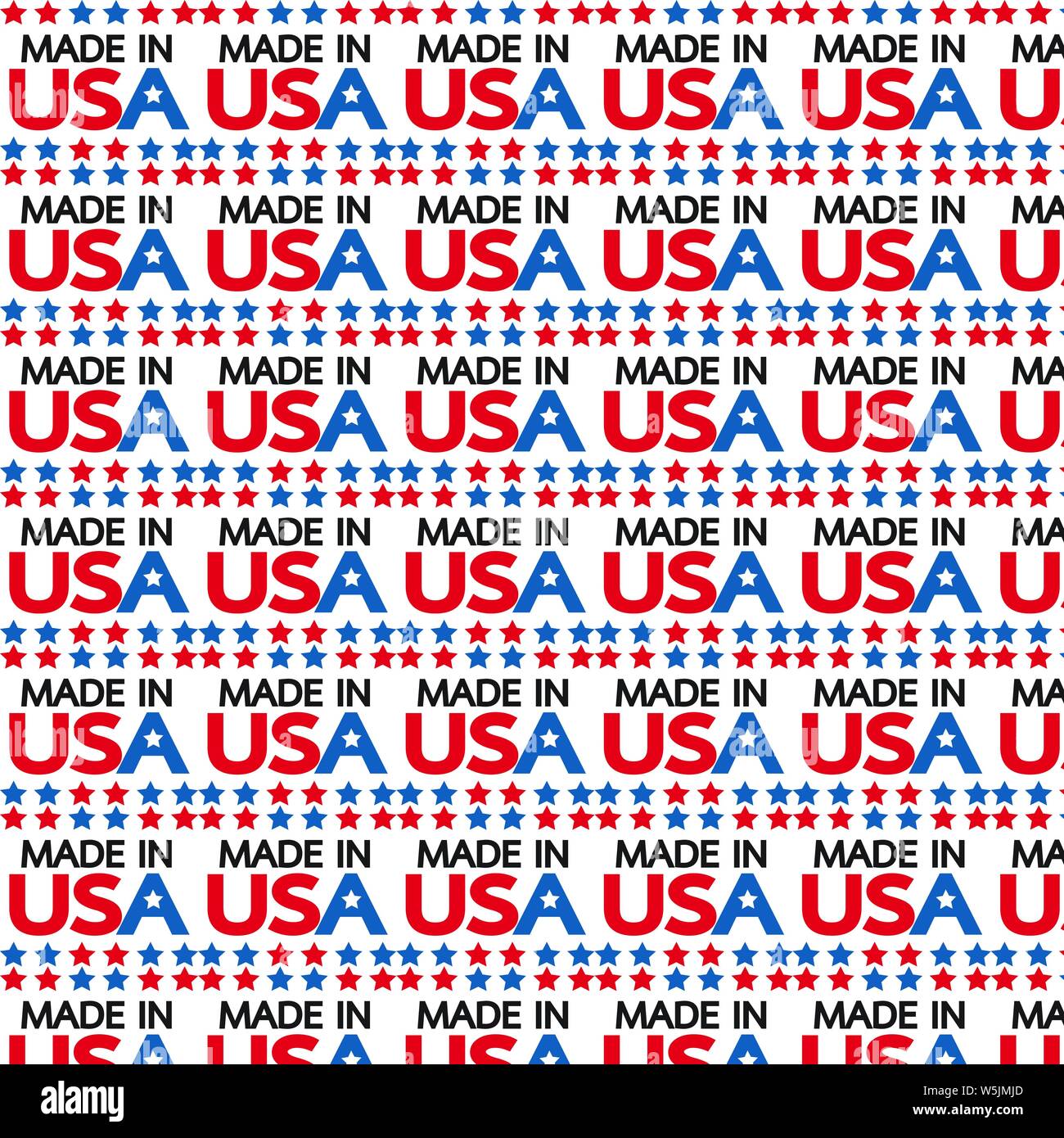 Pattern background Made in USA Icon Stock Vector Image & Art - Alamy