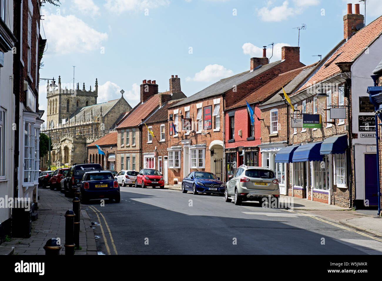 Main Street, Snaith, East Yorkshire, England UK Stock Photo - Alamy