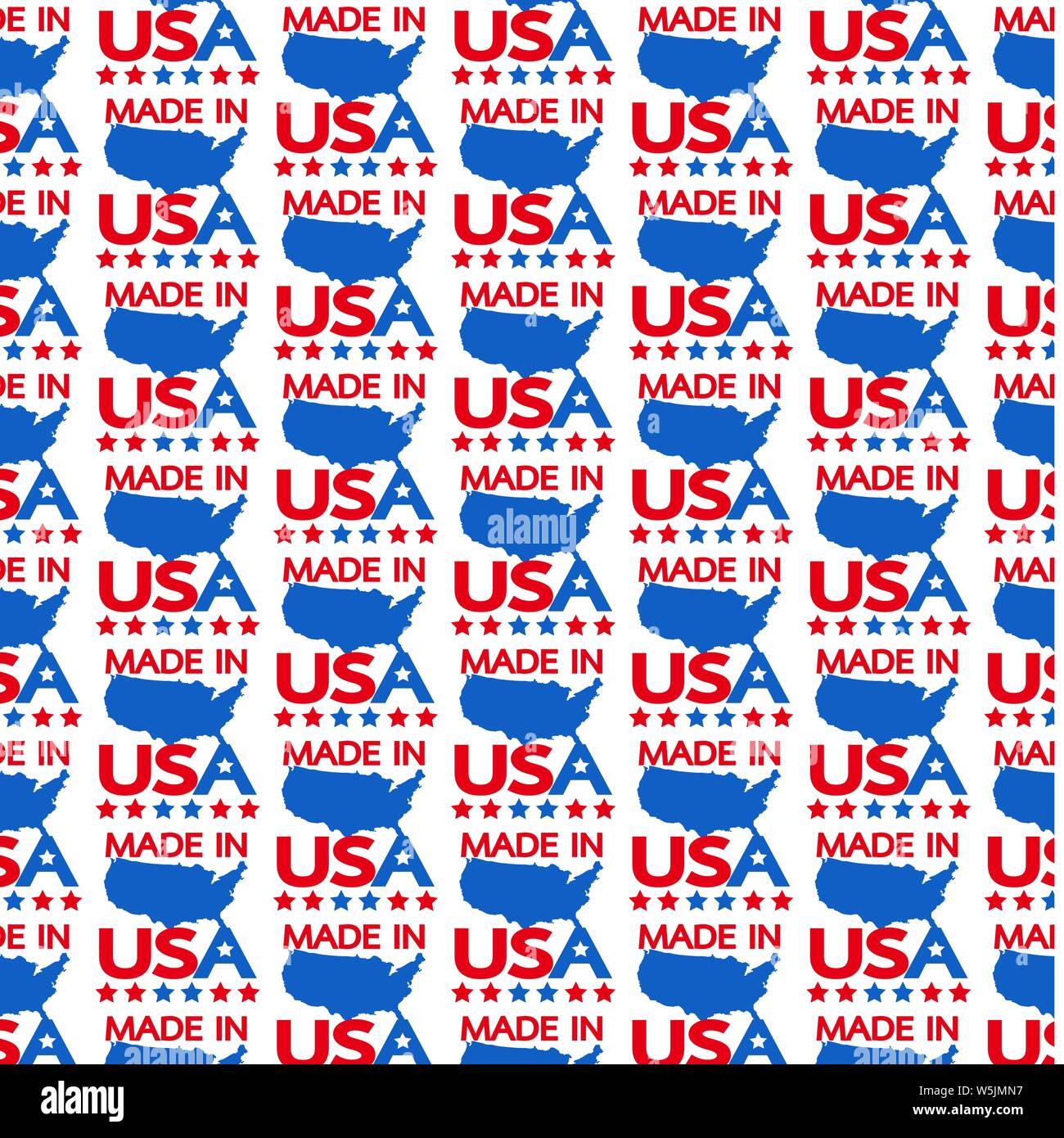 Pattern background Made in USA Icon Stock Vector Image & Art - Alamy