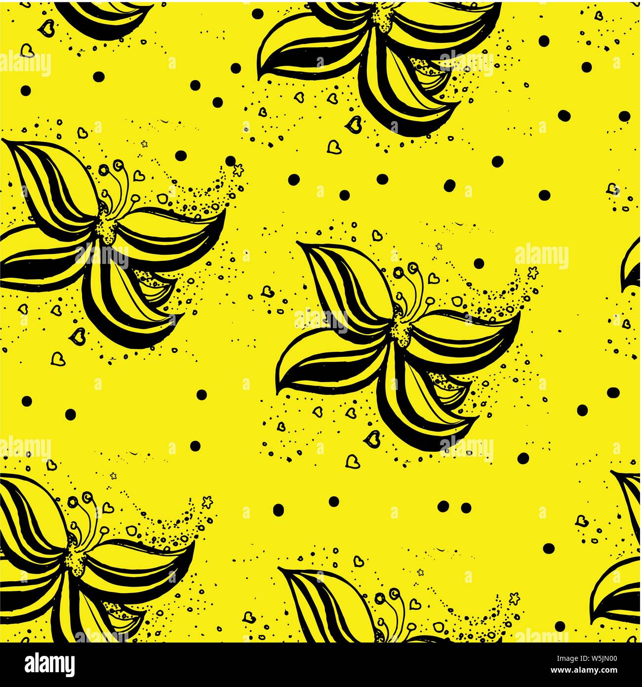 Yellow lilly Stock Vector Images - Alamy