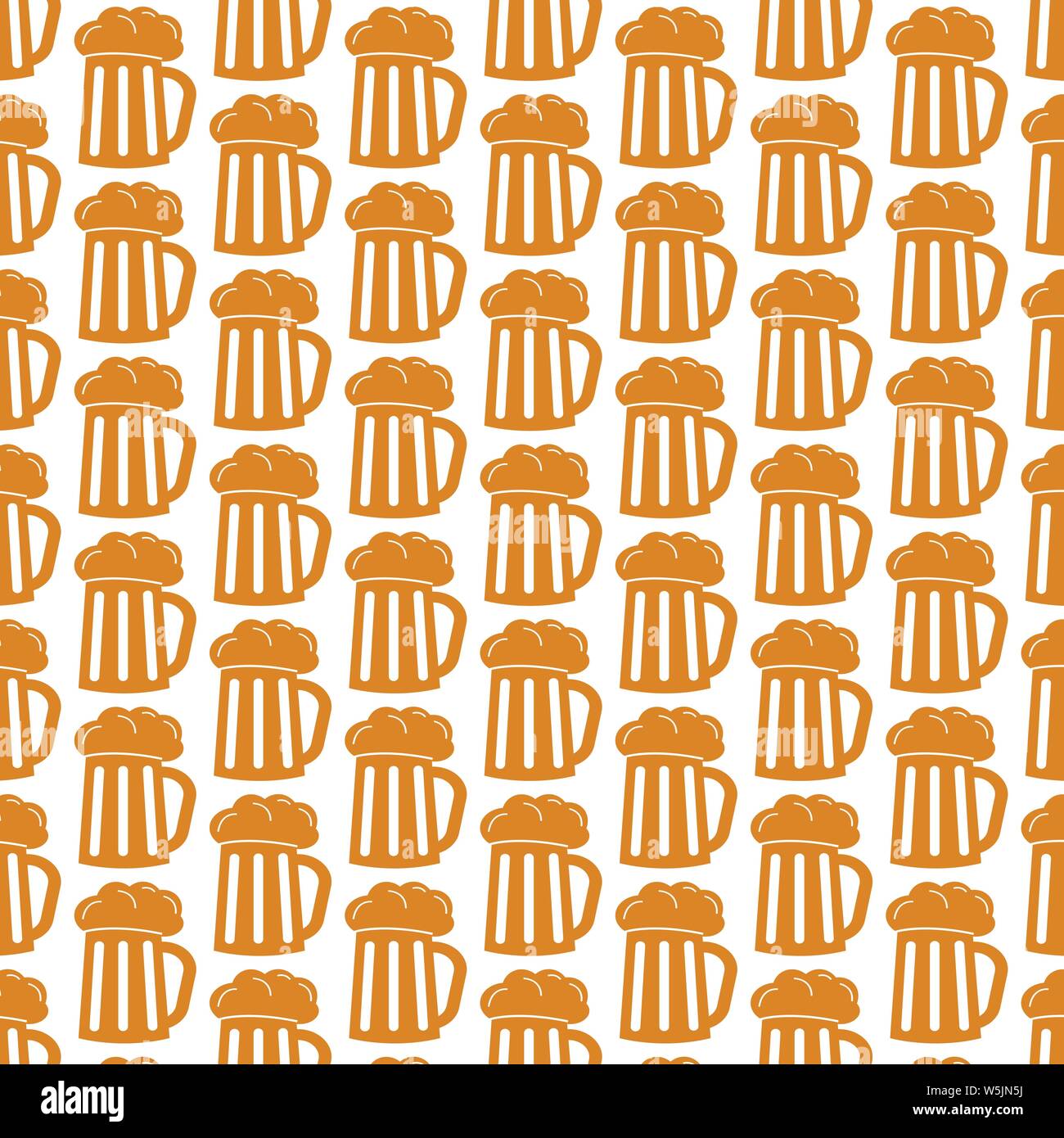 Simple illustration glass beer Stock Vector Images - Alamy