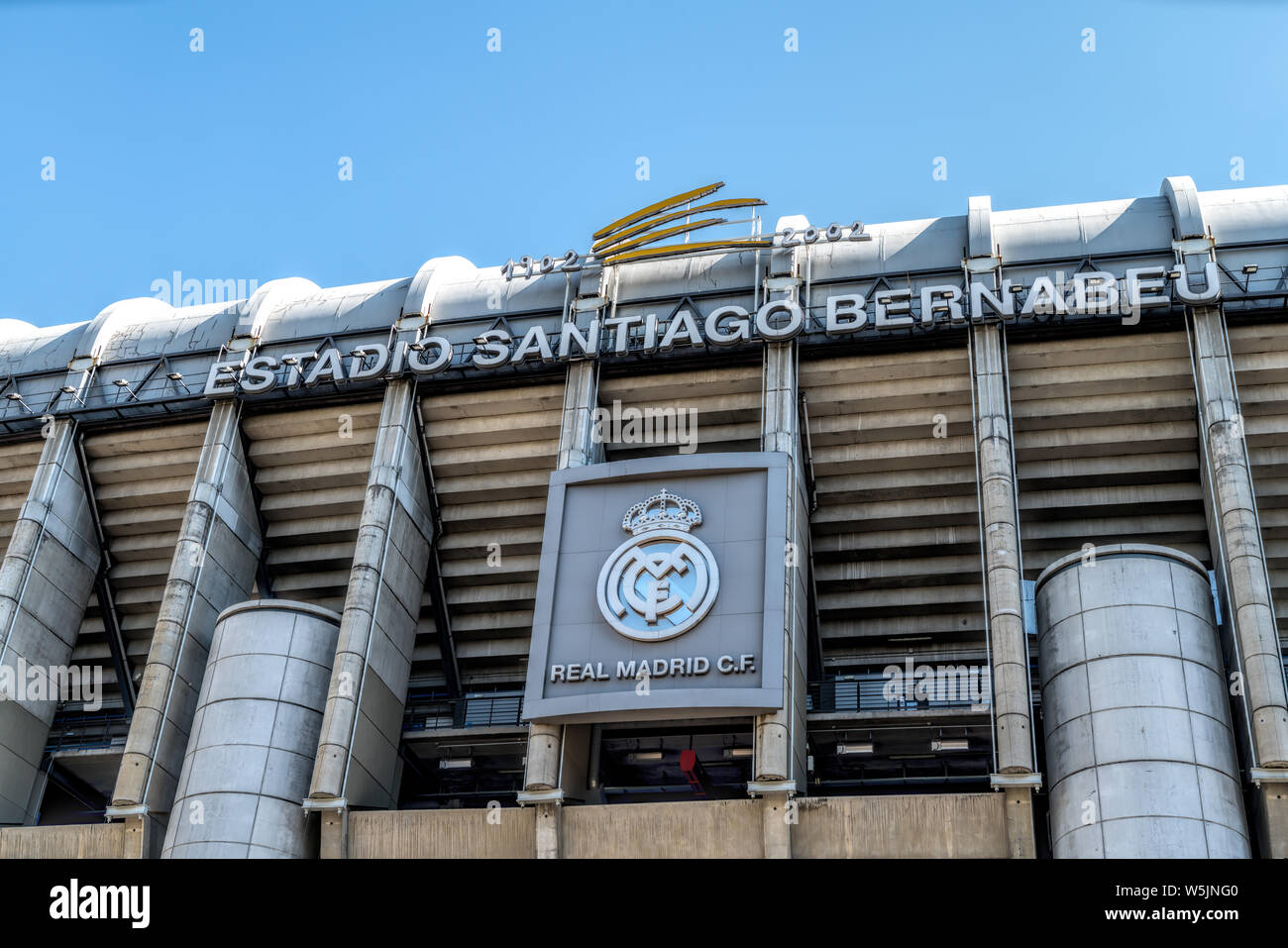 Santiago Bernabeu Stadium is the current home stadium of Real Madrid FC ...