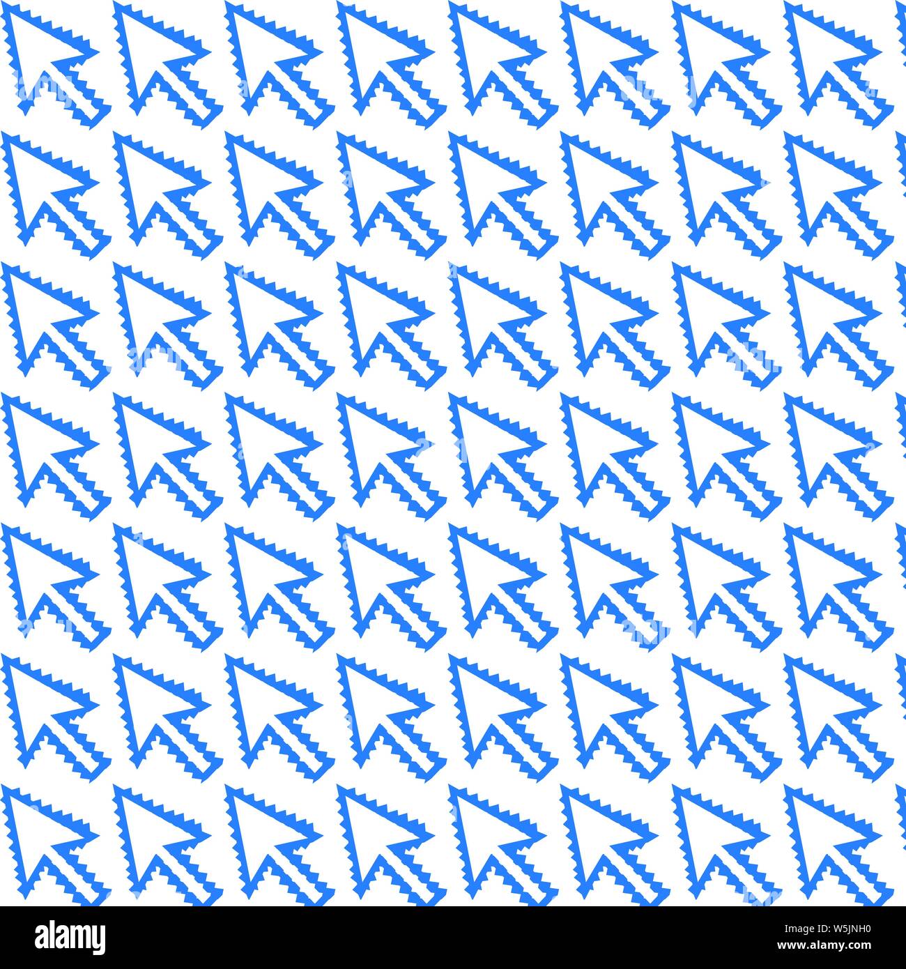 Pattern background Arrow cursor Icon Stock Vector Image & Art - Alamy