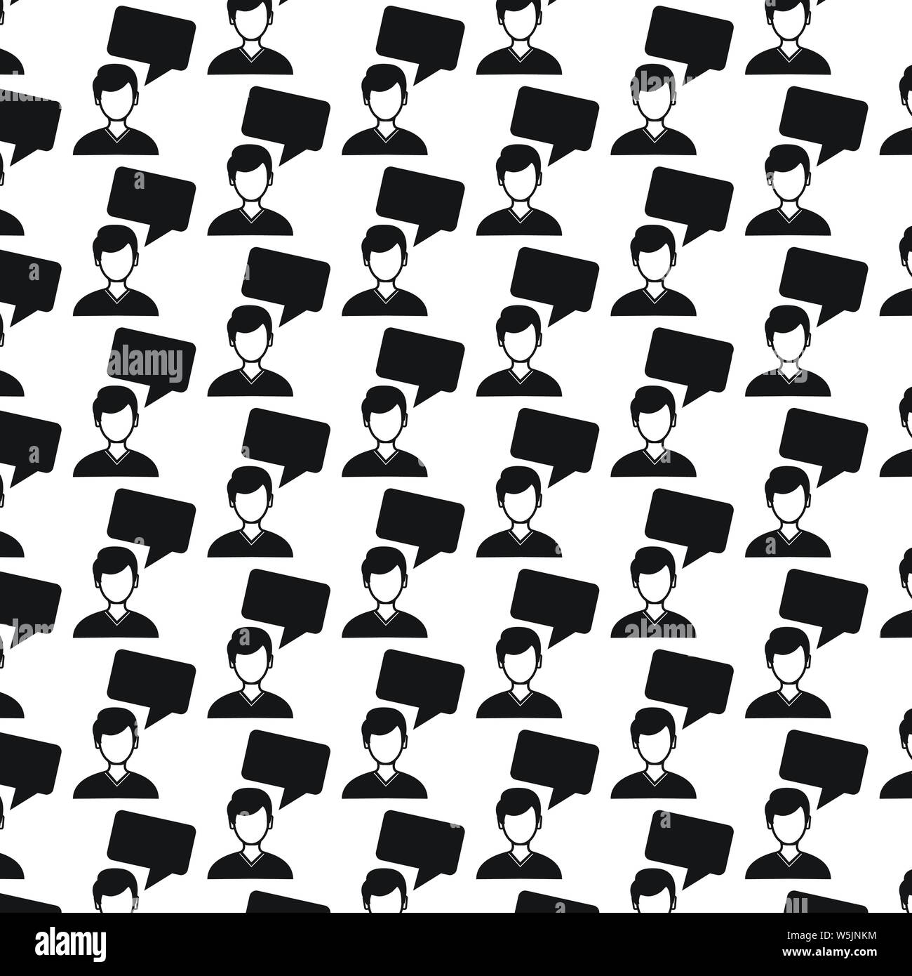 Pattern background people icon Stock Vector Image & Art - Alamy