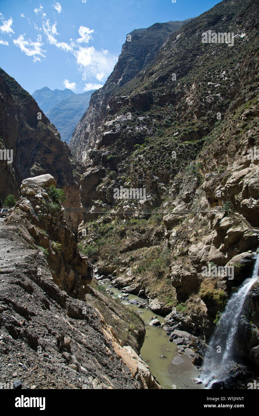 Canyon del Pato,Rio Santa River,on Road to Trujillo,80 Kilometre Canyon ...