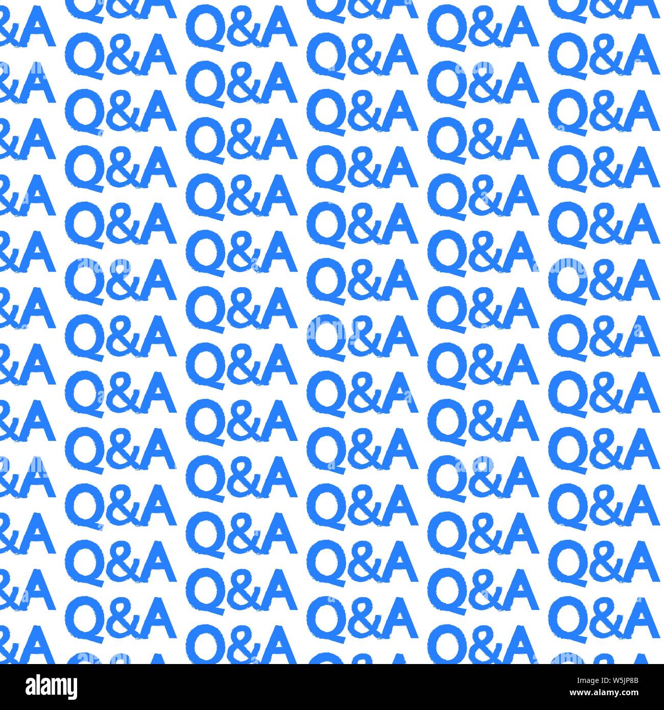 Pattern background question answer icon Stock Vector Image & Art - Alamy