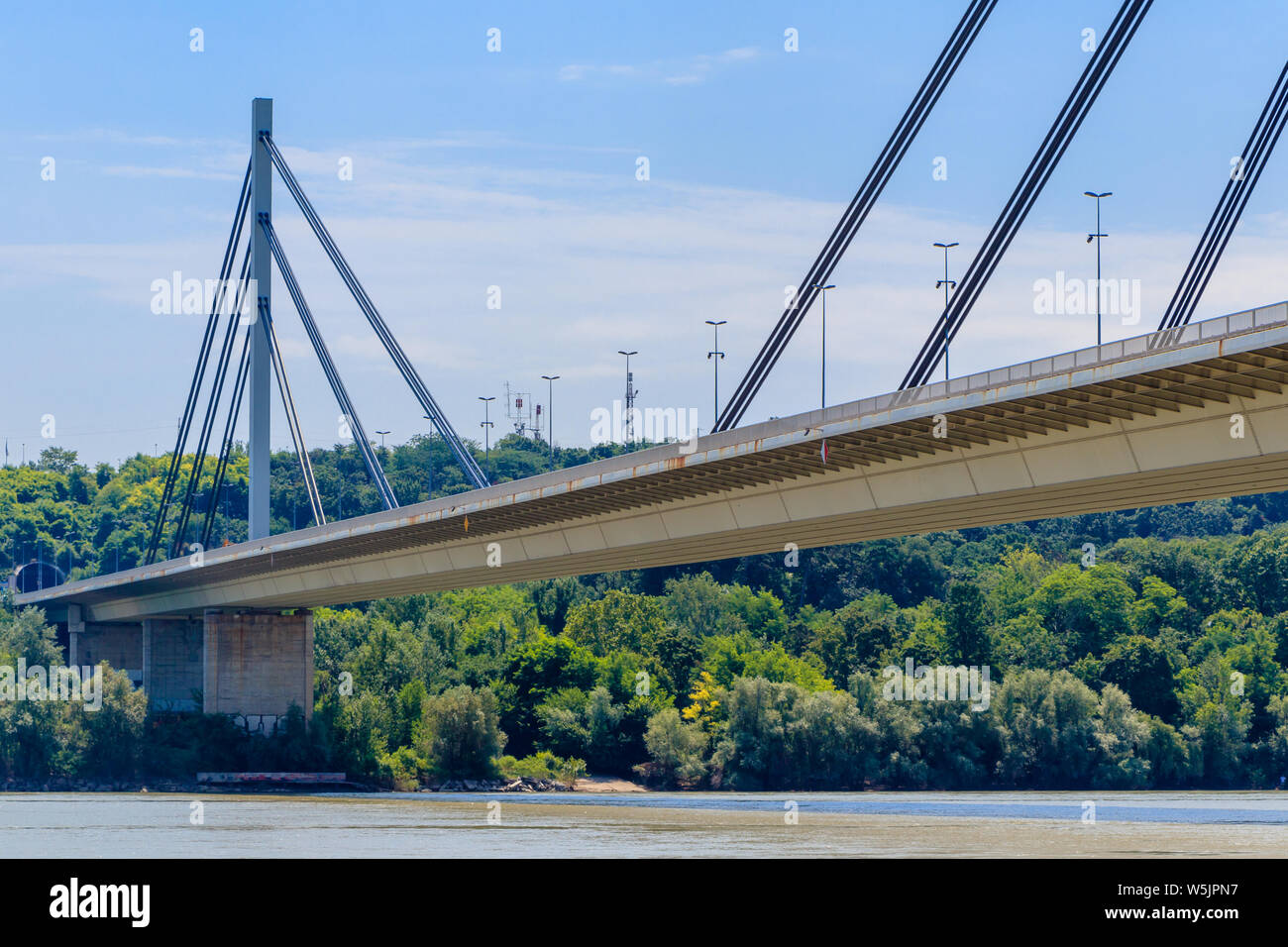 Liberty bridge (most slobode) hi-res stock photography and images - Alamy