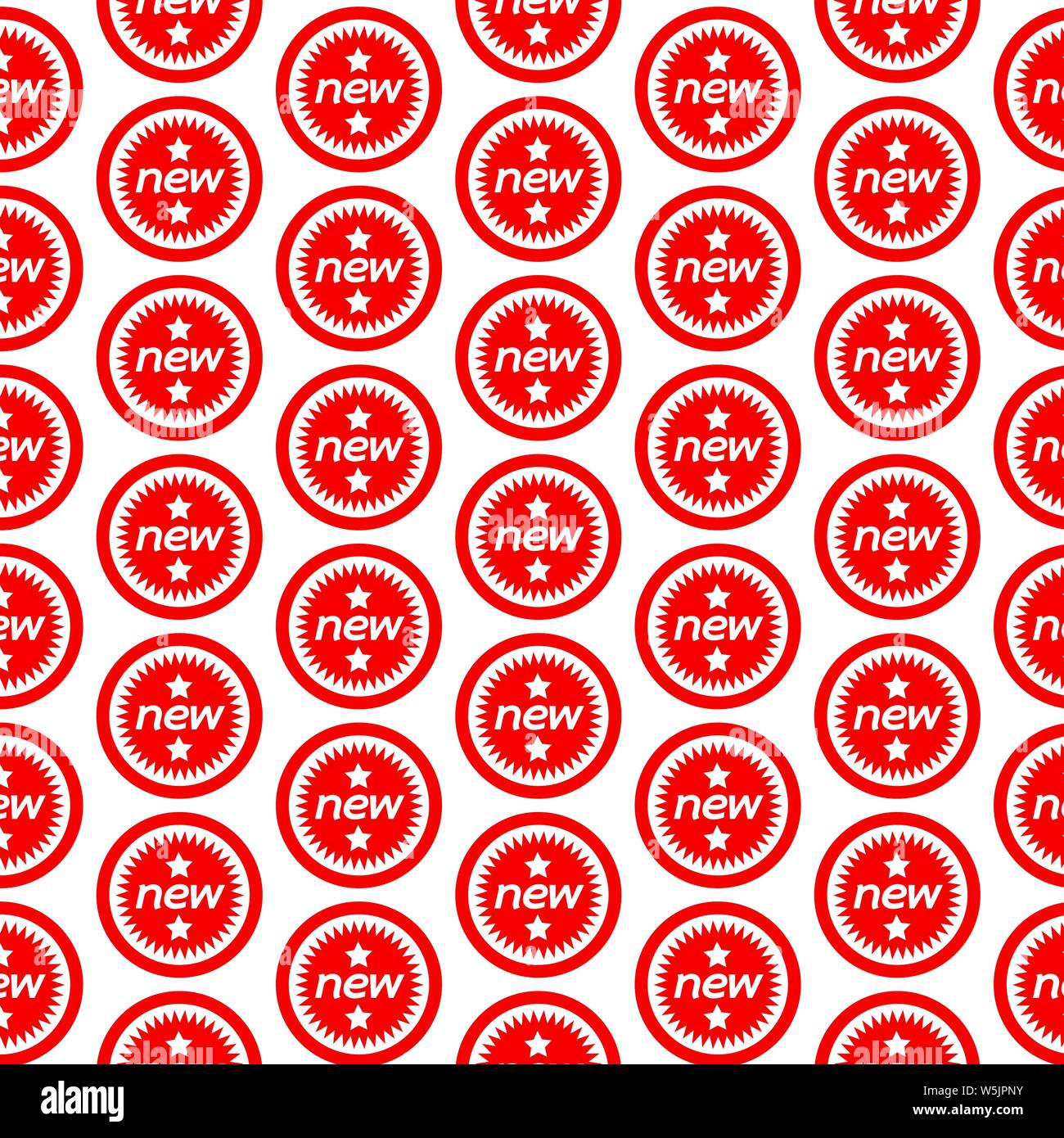 Pattern background New sign icon Stock Vector Image & Art - Alamy