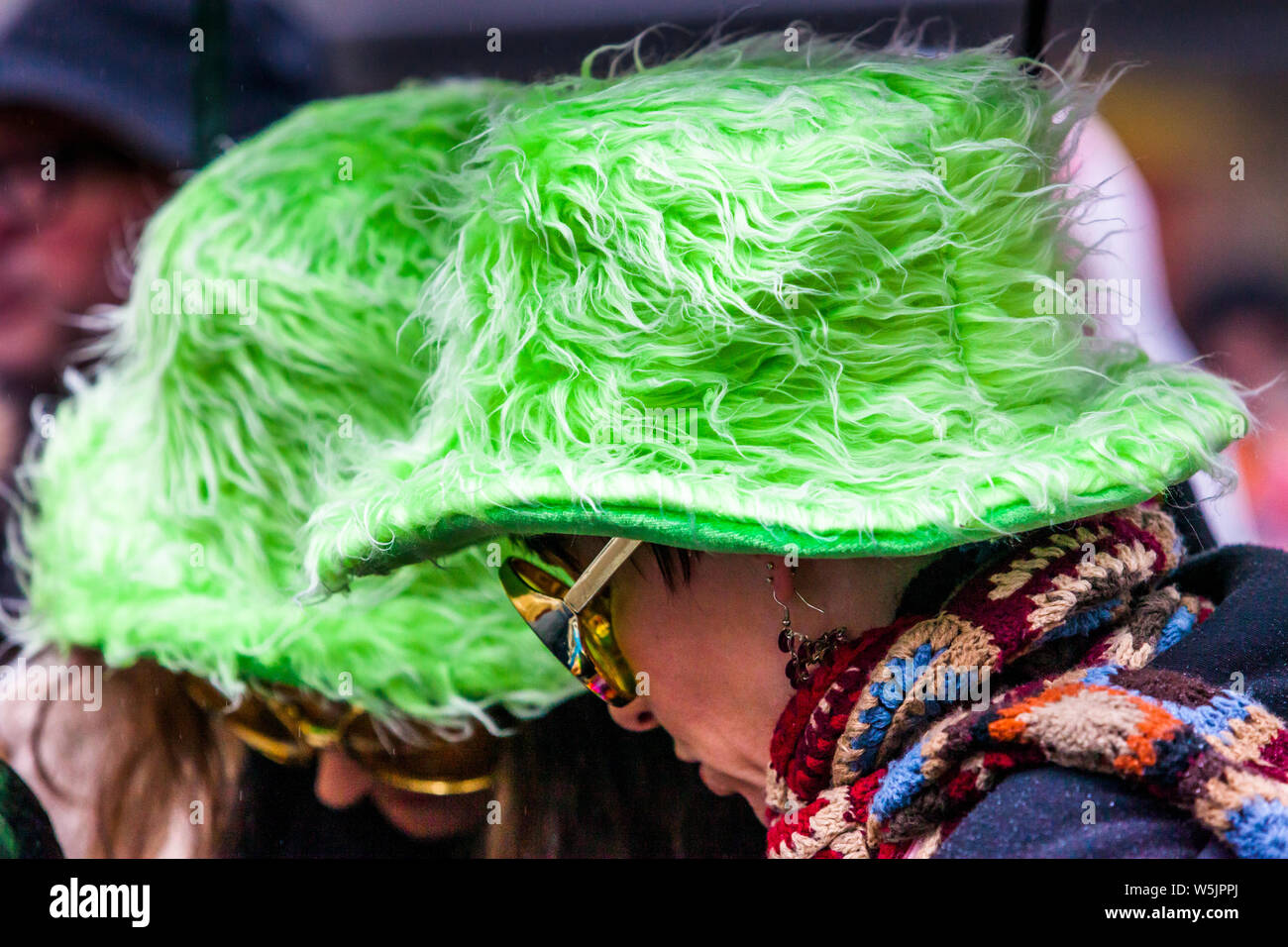 Green Hats in Cologne Carnival, Germany Stock Photo - Alamy