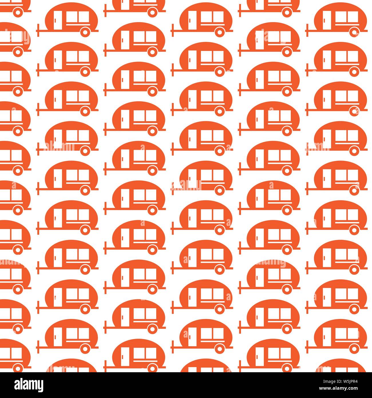 Pattern background trailer Recreation Vehicle Icon Stock Vector Image ...