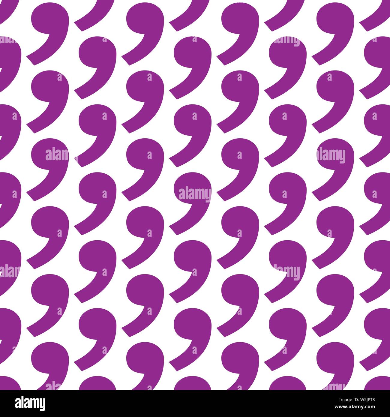 Pattern background comma icon Stock Vector Image & Art - Alamy