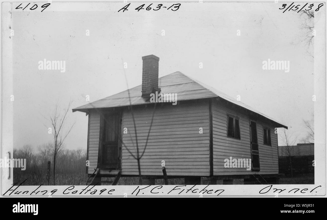 A stark hunting cottage Stock Photo - Alamy