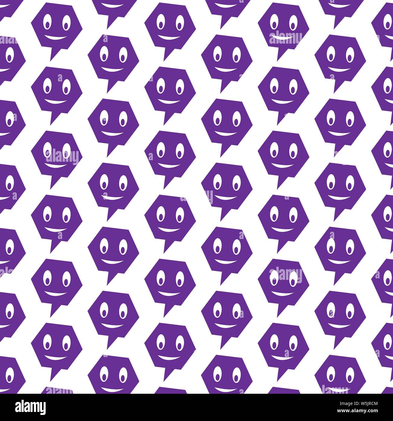 Pattern background talking speech bubble icon Stock Vector Image & Art ...