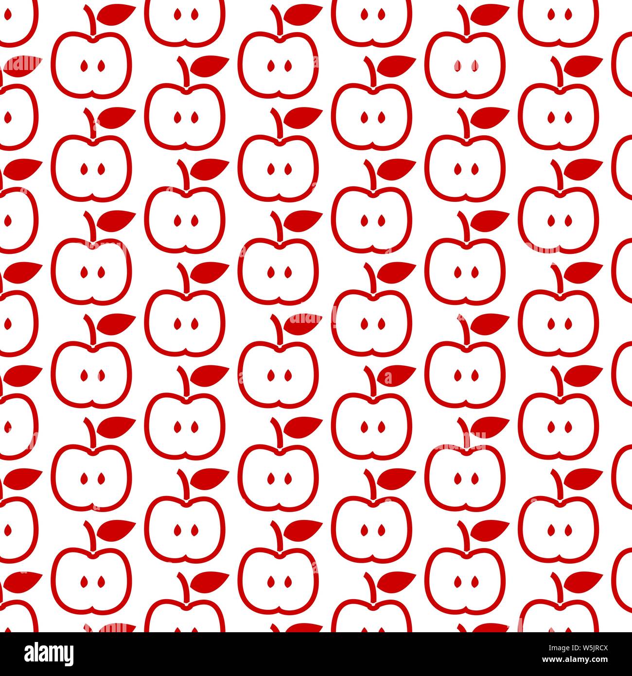 Pattern background Apple icon Stock Vector Image & Art - Alamy