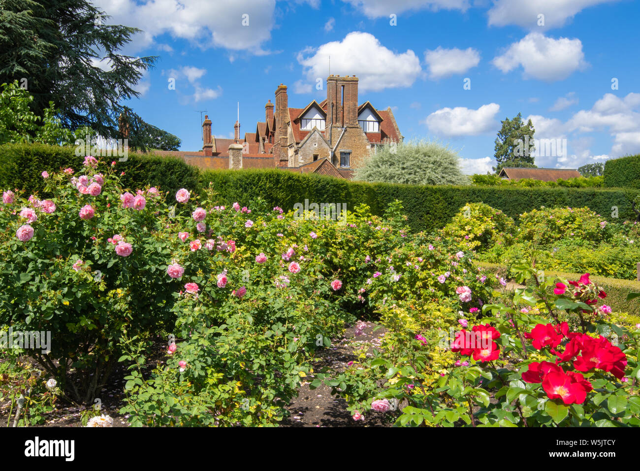 Loseley House and Park from the Rose Garden, Surrey, UK Stock Photo - Alamy