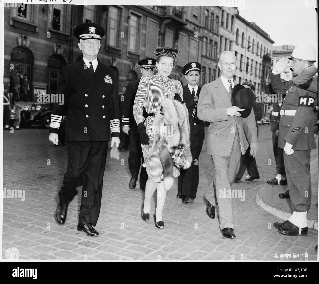 Adm. Harold Stark, and Ambassador to Belgium Charles Sawyer and Mrs ...