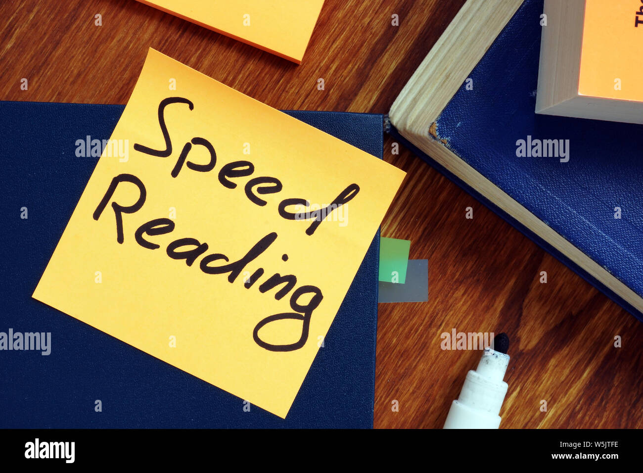Speed read hi-res stock photography and images - Alamy