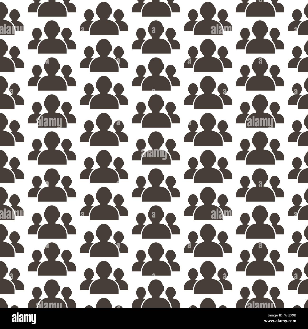 Pattern background user human person icon Stock Vector Image & Art - Alamy