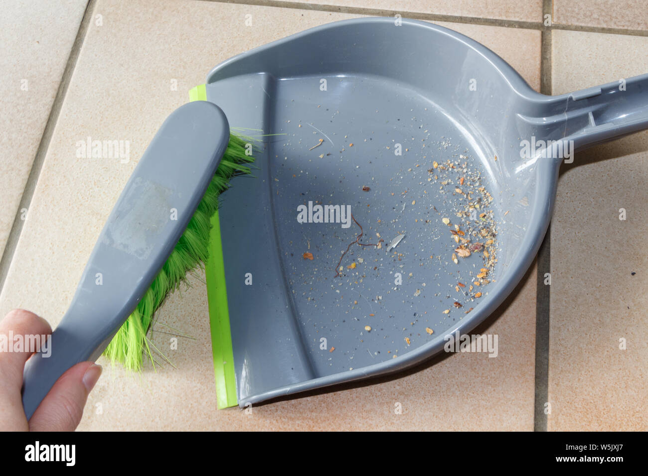 Dustpan housework hi-res stock photography and images - Alamy