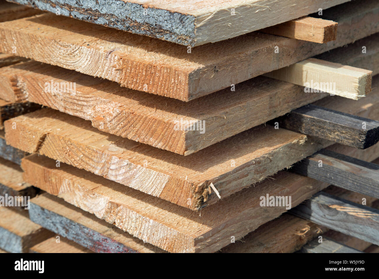 Mill,sawn wood planks drying at Volendam, Holland Stock Photo - Alamy