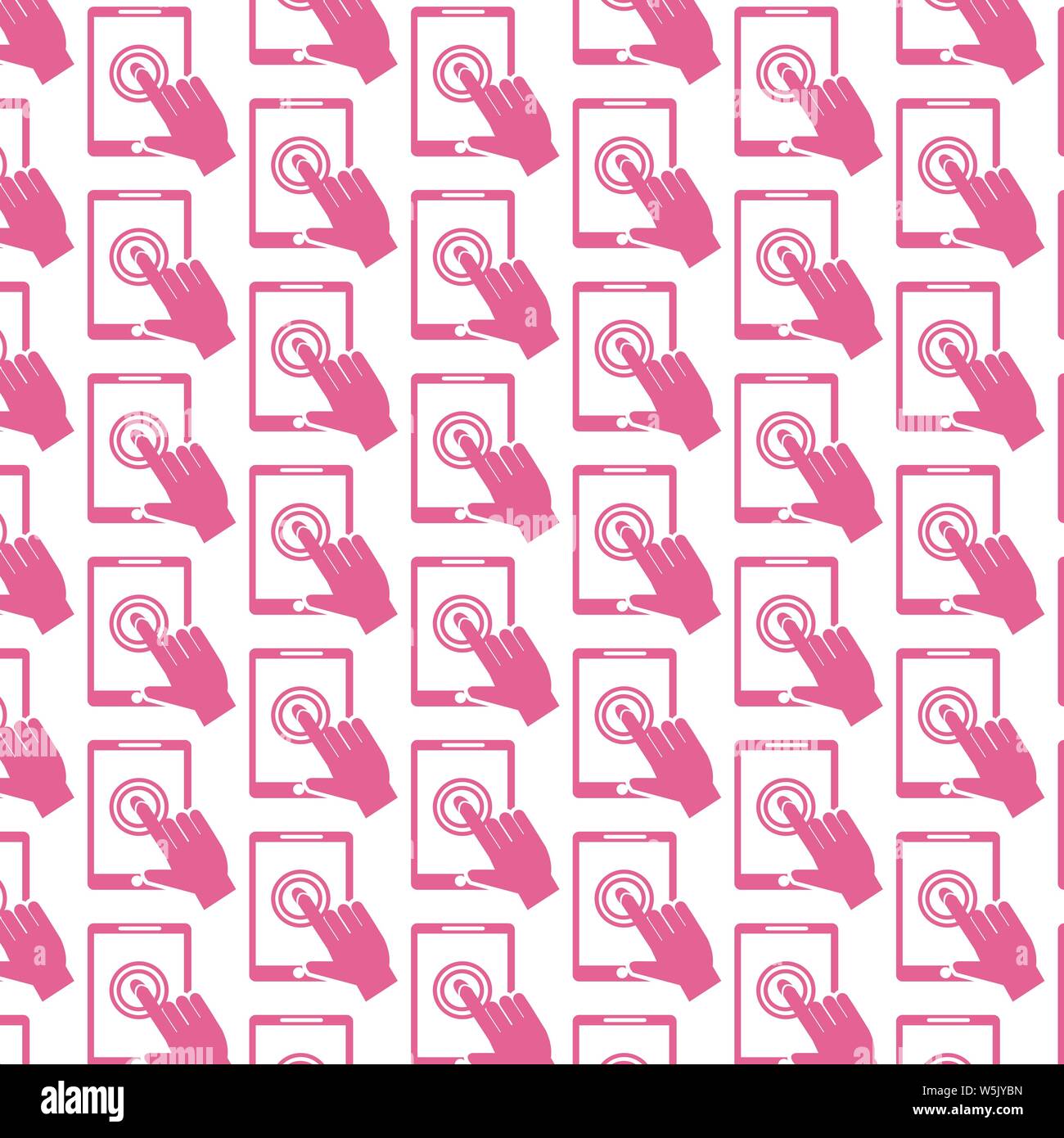 Pattern background Smartphone touchscreen icon Stock Vector Image & Art ...