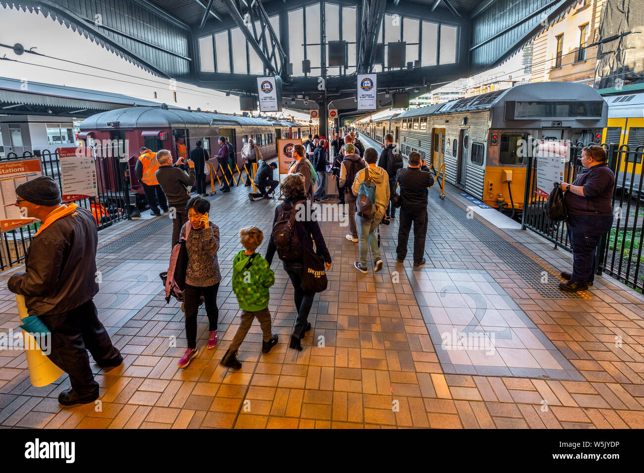 F-Set Train at Farewell Run of S-Set Trains in Sydney, NSW, Australia ...