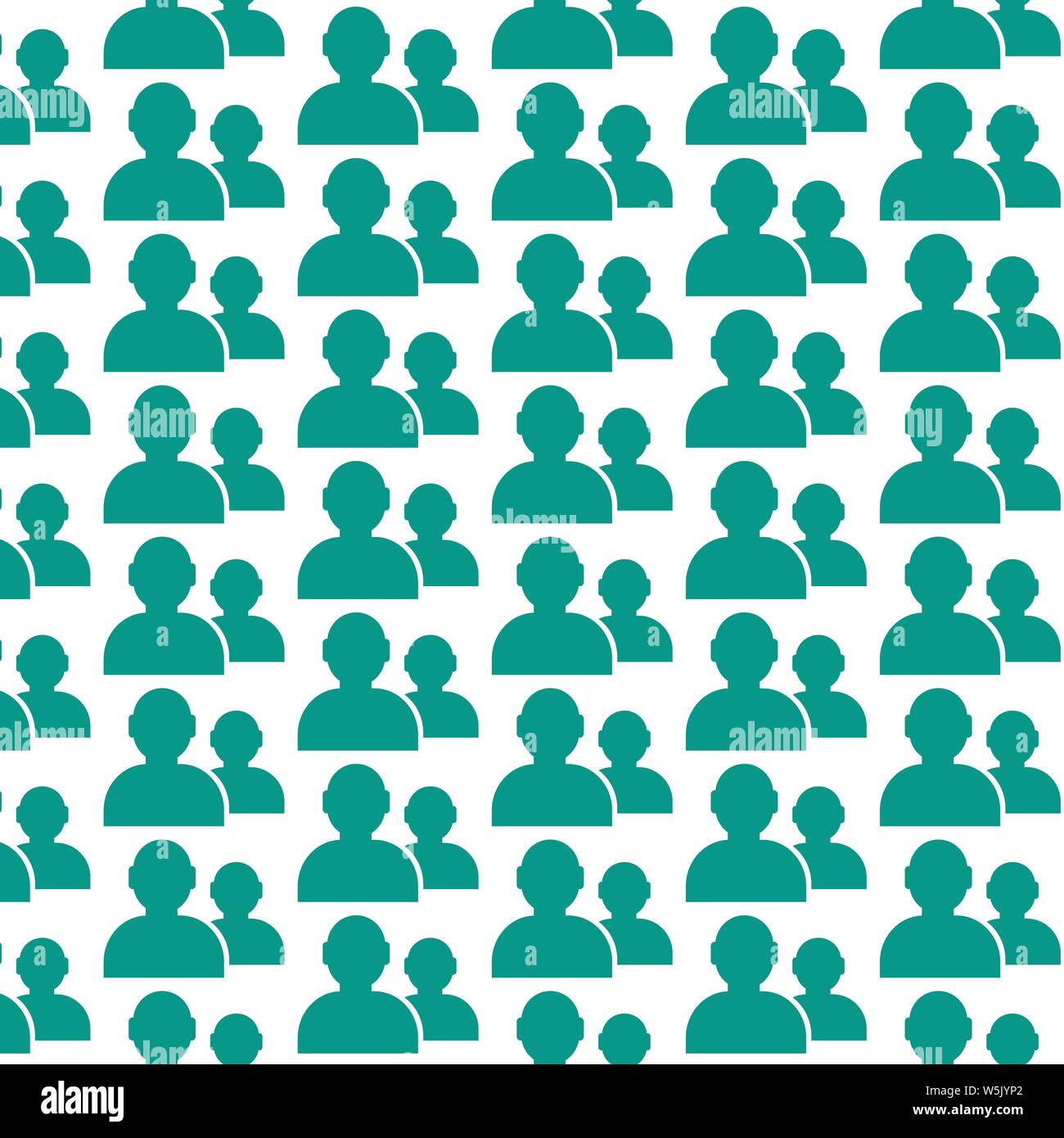 Pattern background user human person icon Stock Vector Image & Art - Alamy
