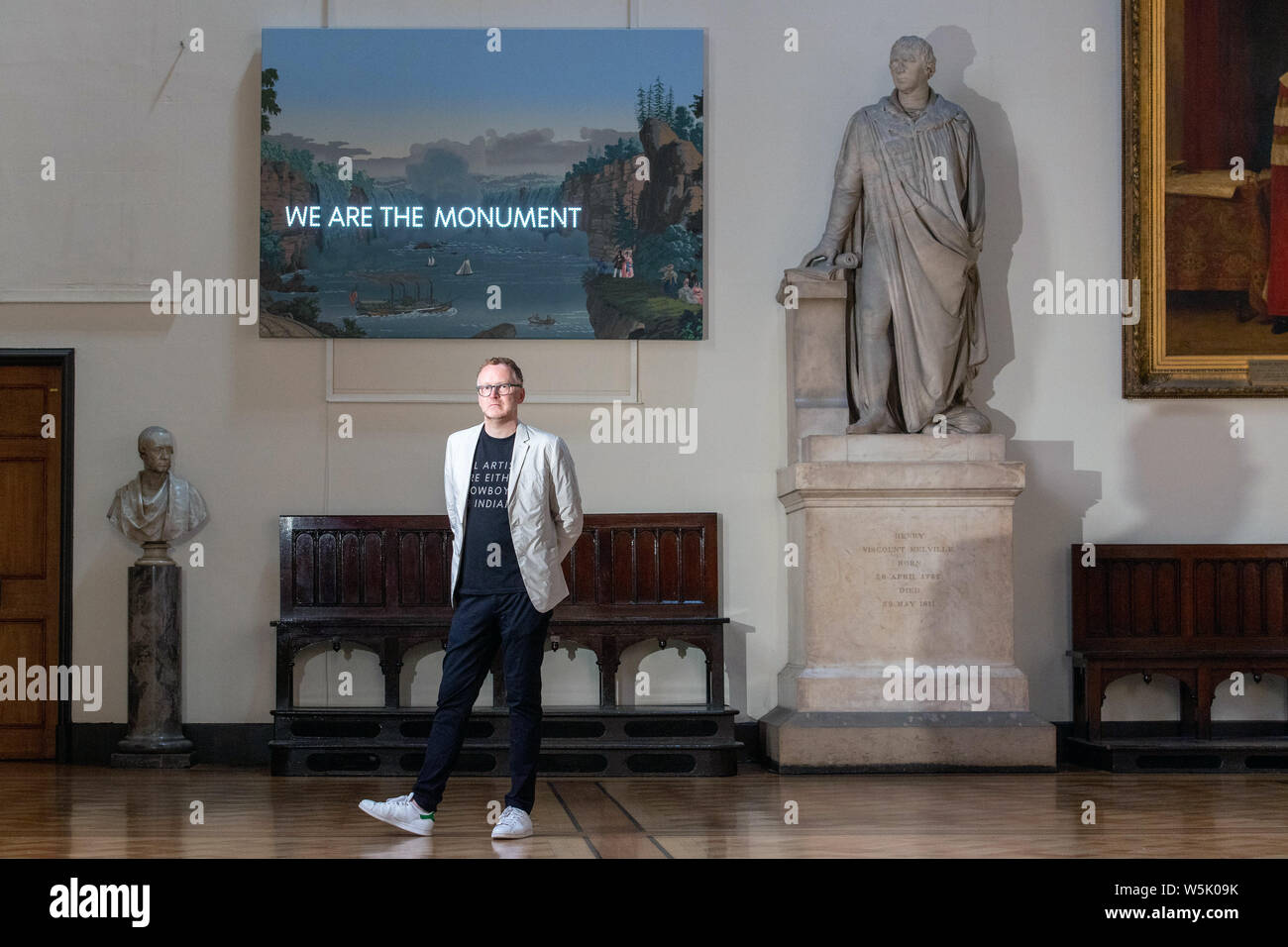 Artist Nathan Coley Stock Photo - Alamy