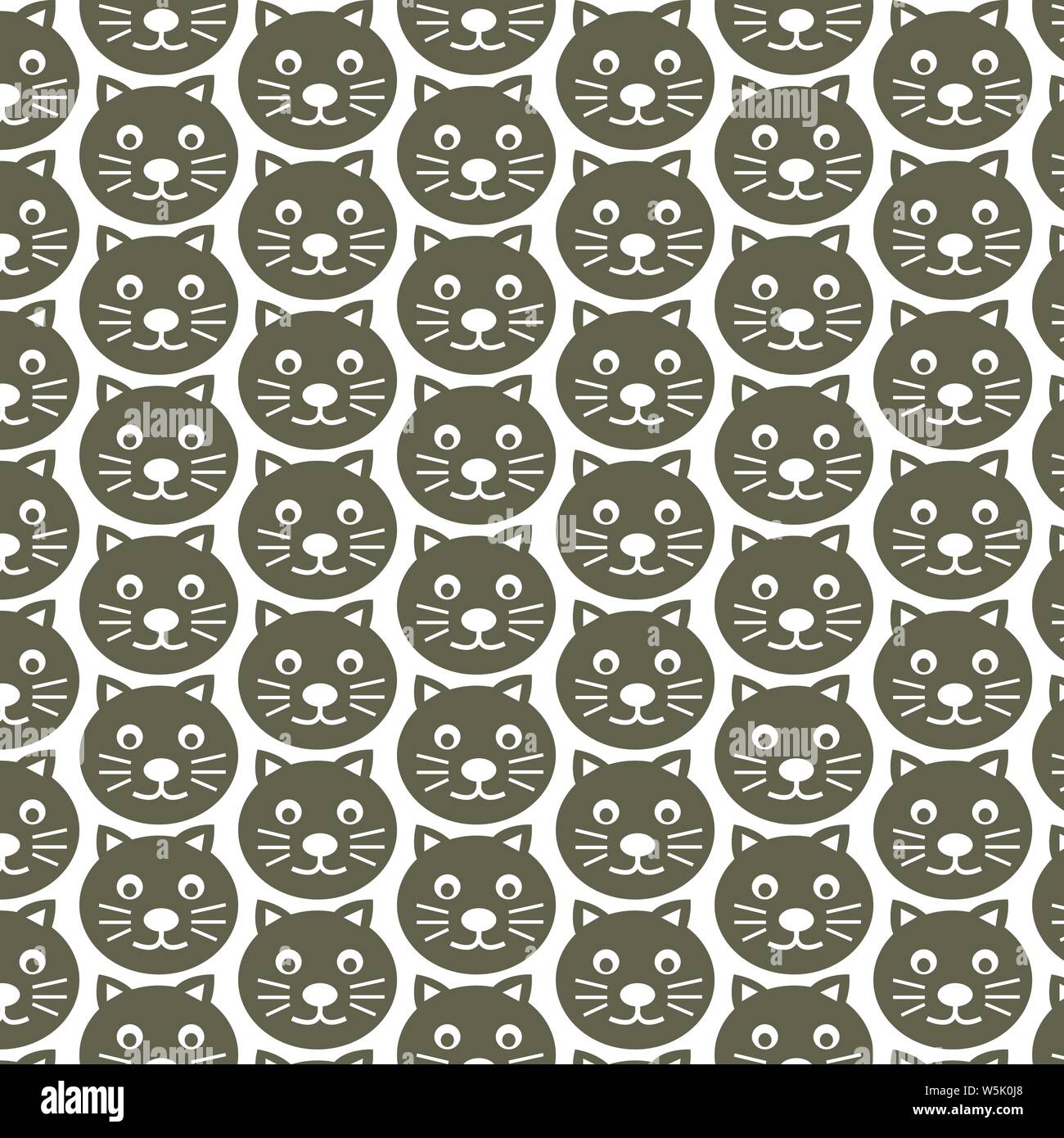 Pattern background cat icon Stock Vector Image & Art - Alamy