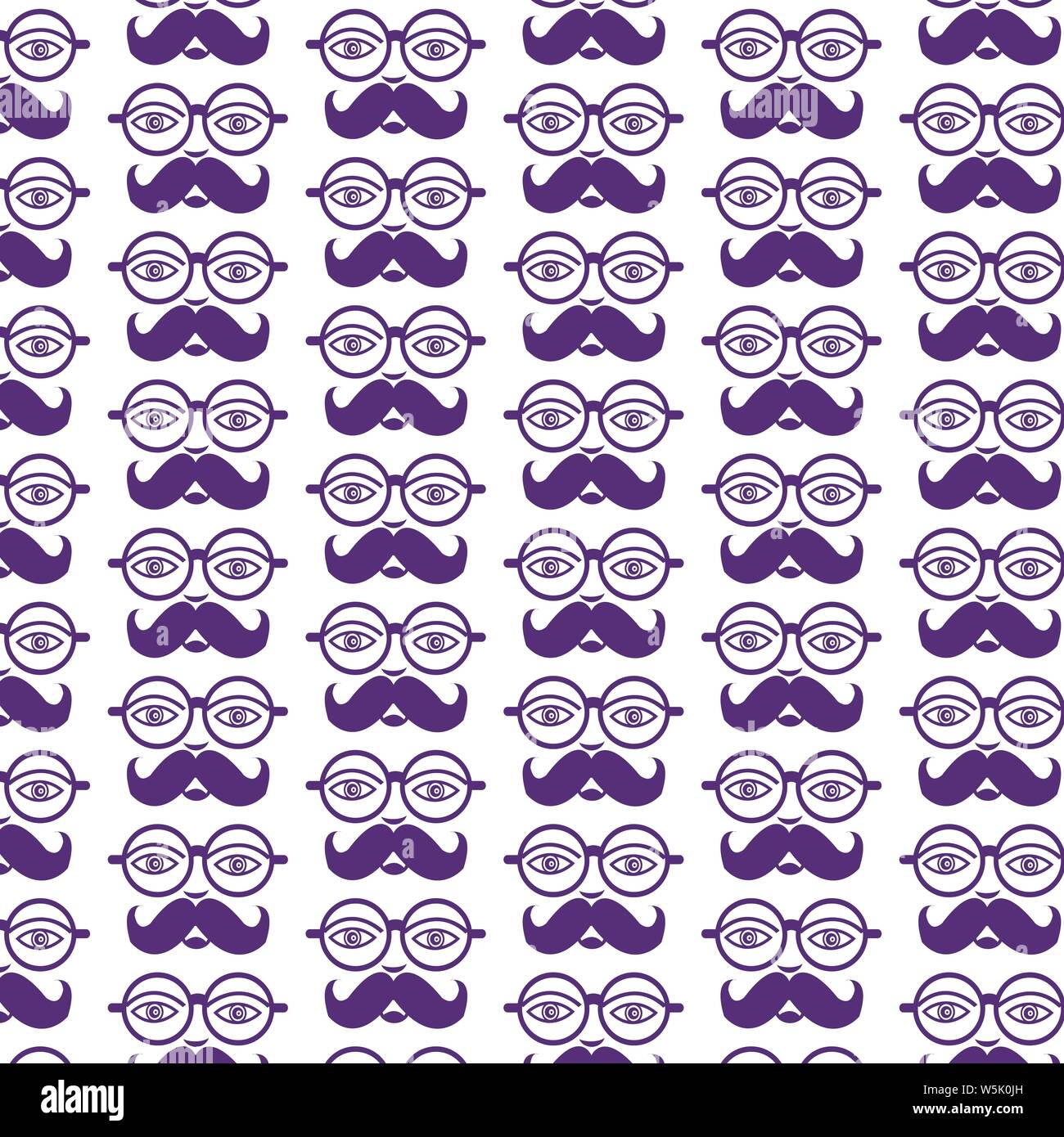 Pattern background mustache guy Face Stock Vector Image & Art - Alamy